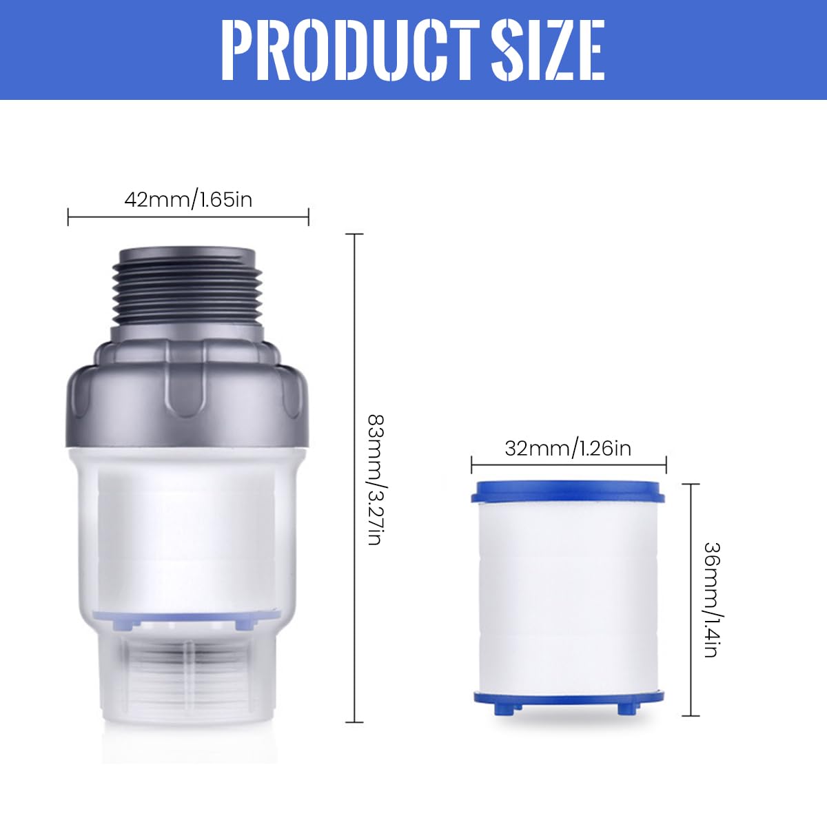 Washing Machine Inline Water Filter 3PCS for Hard Water | HASTHIP ...