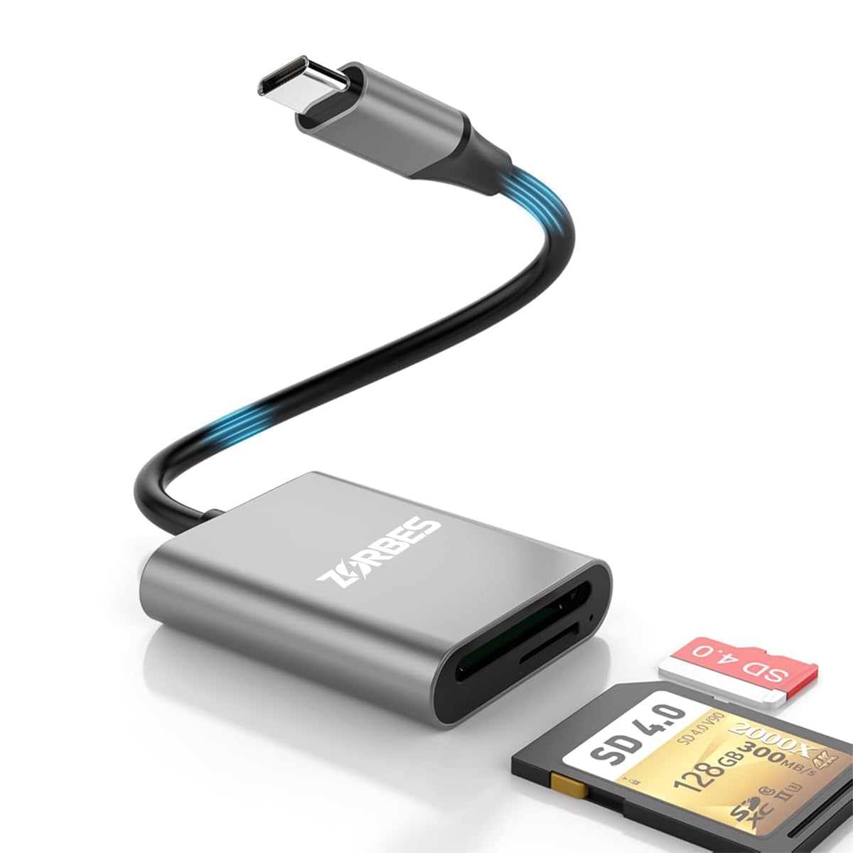 USB C Card Reader 5Gbps High-Speed for SD & MicroSD | ZORBES® – Eleboat