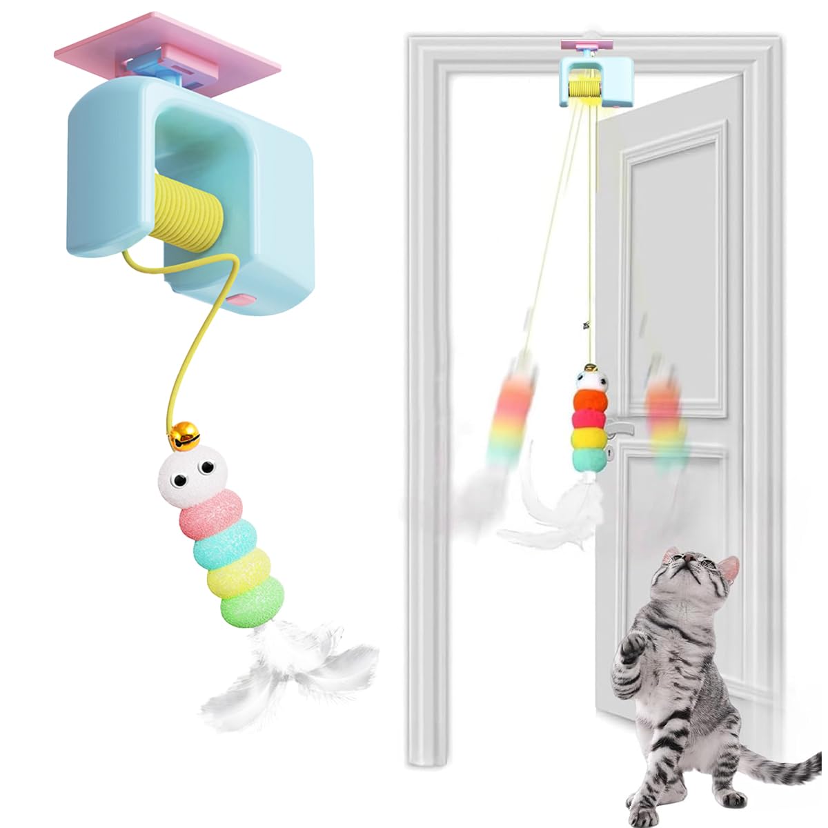 Electric Jumping Cat Toy 300mAh USB for Active Play | Qpets® – Eleboat