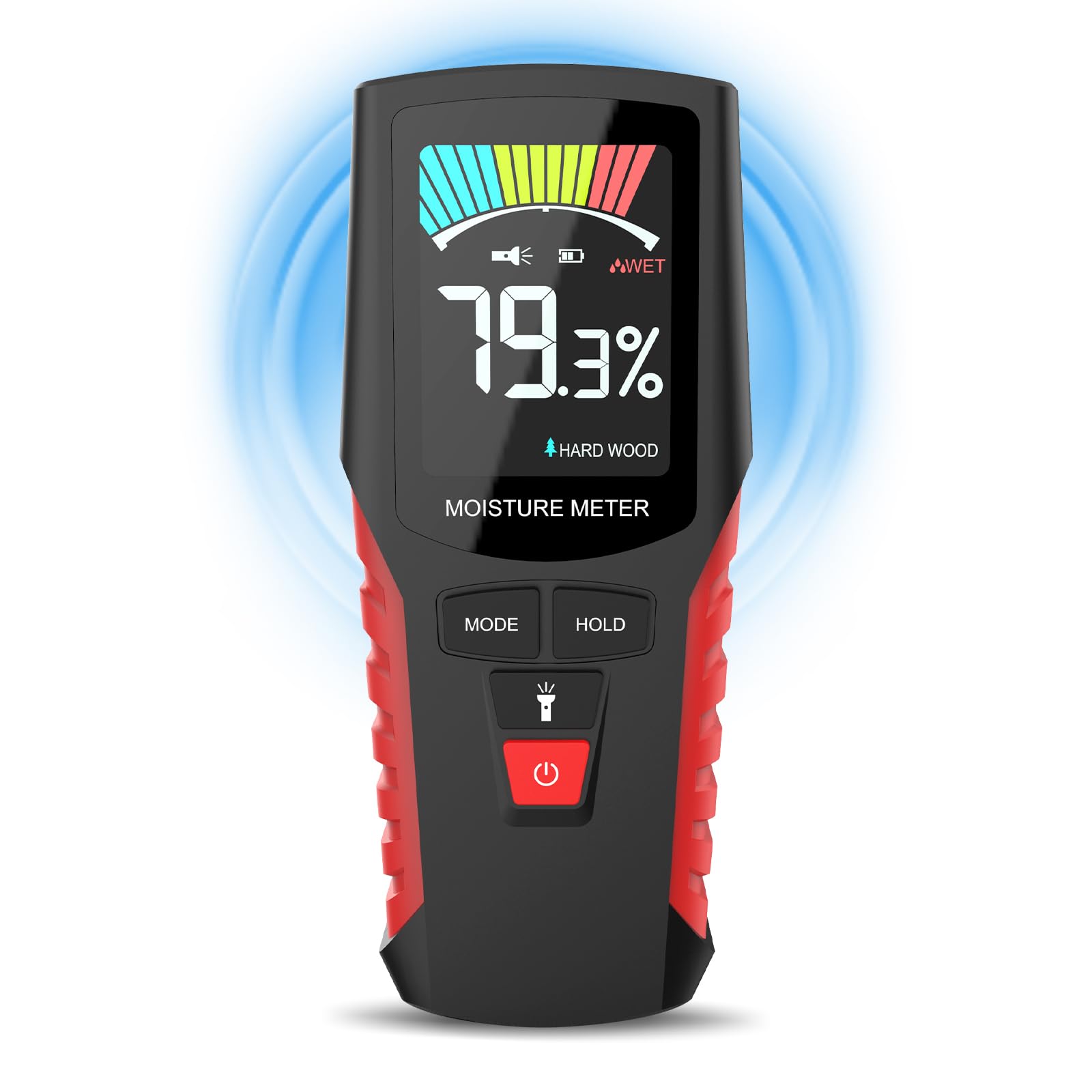 Serplex® Wood Moisture Meter with Light, Pinless Moisture Meter with L ...