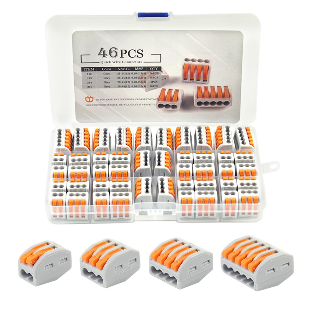 Wire Connector Kit 46PCS Quick Wiring for AWG 28-12 | Serplex – Eleboat
